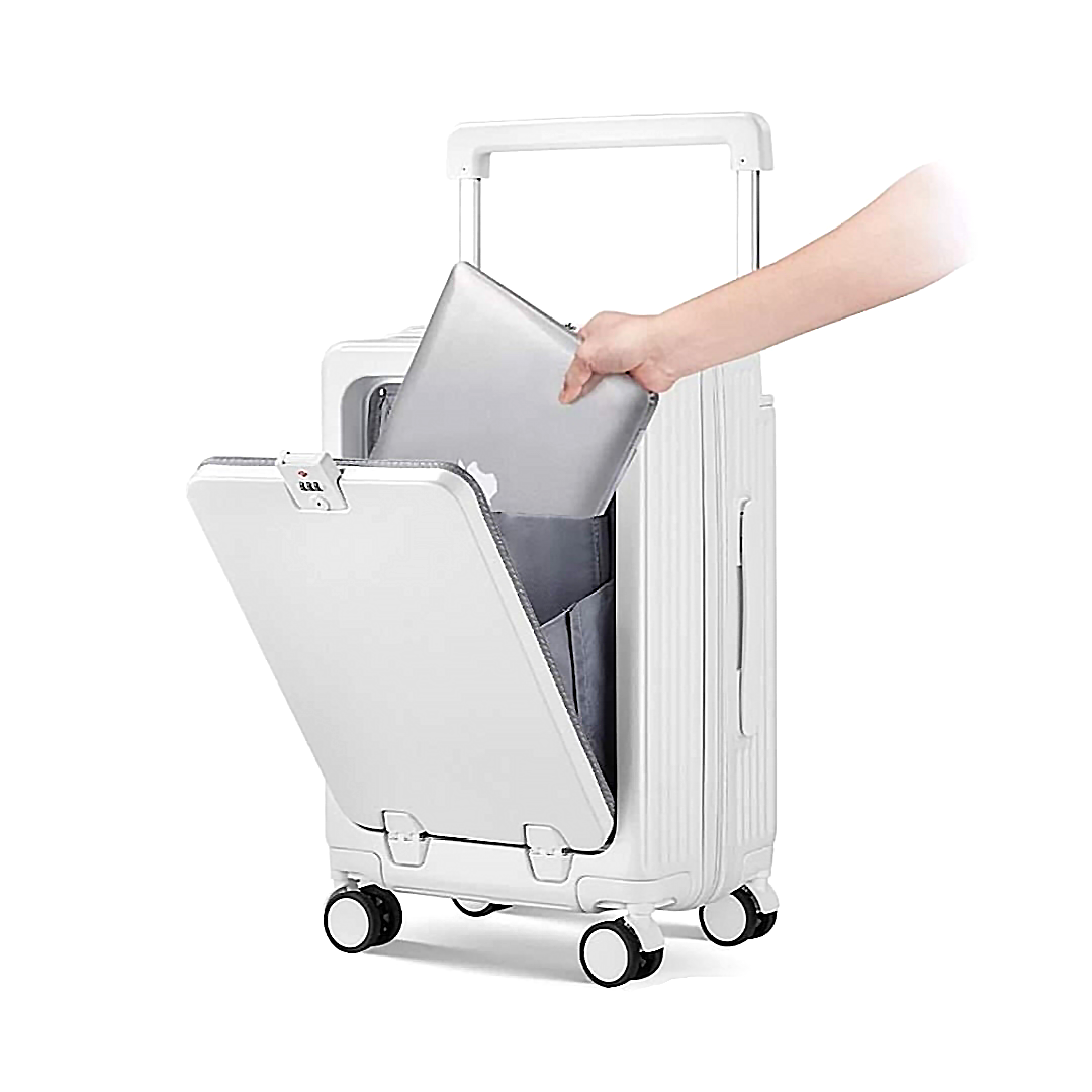 Expandable Wide Handle Suitcase for Unisex Stress-free Business Travel ...